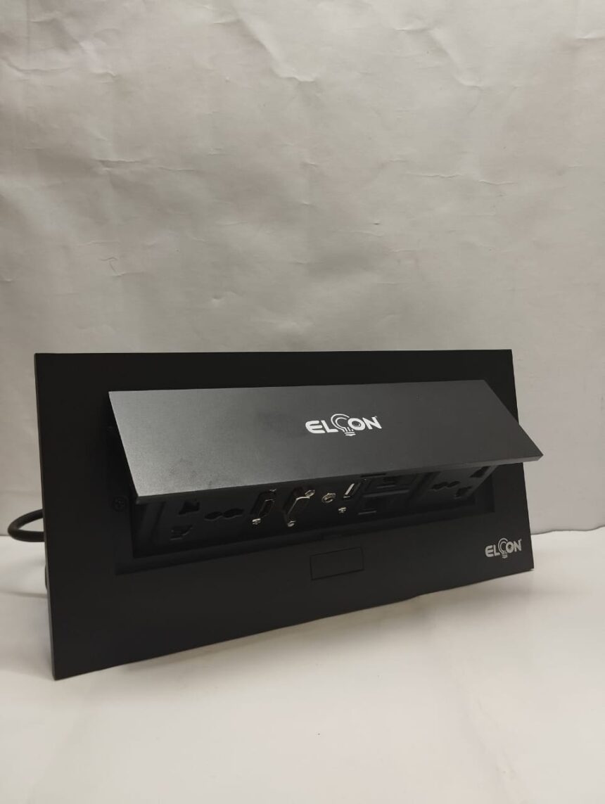 Multimedia Tabletop Black Elcon – Indus Electric