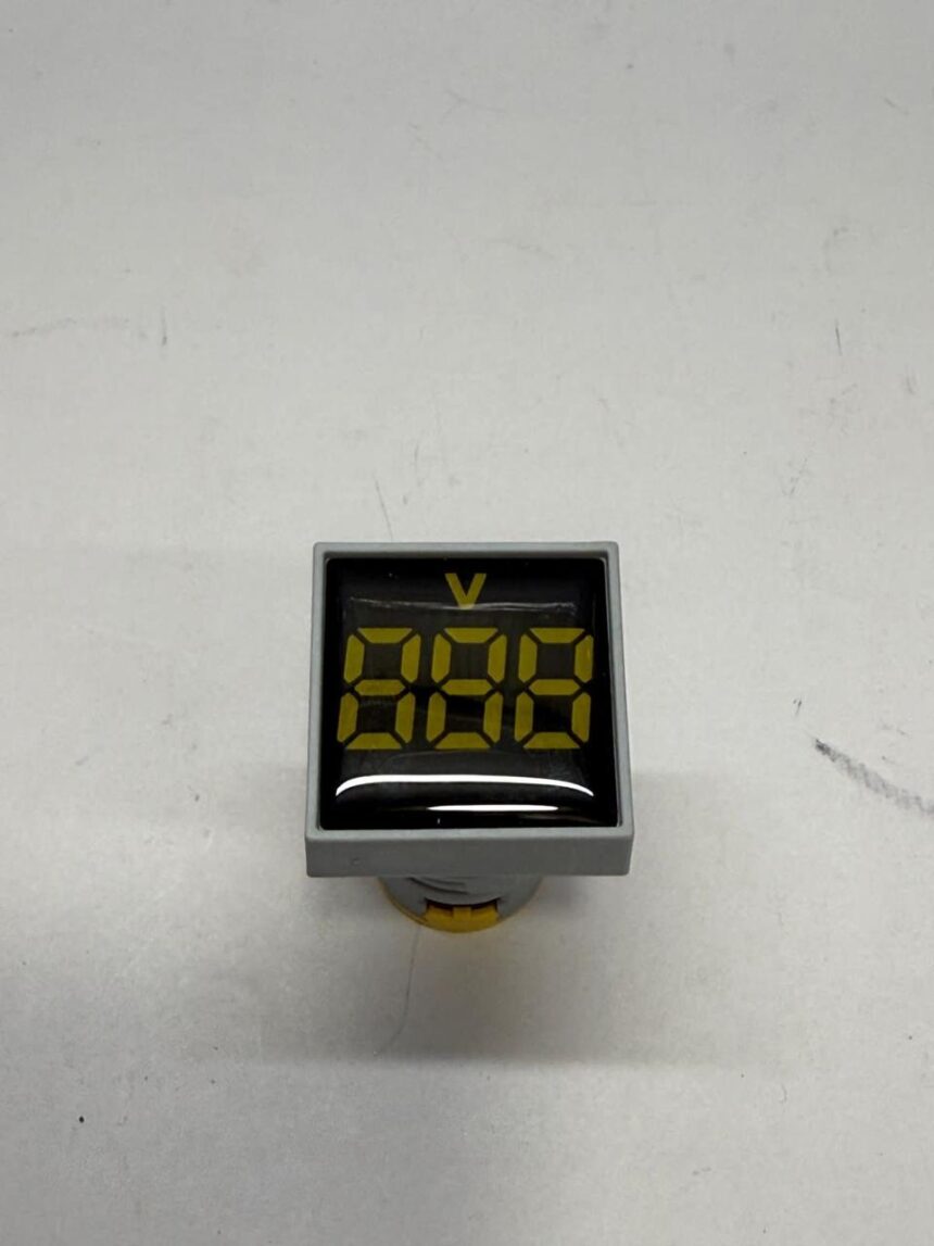 Volt Meter Panel Light Yellow – Indus Electric
