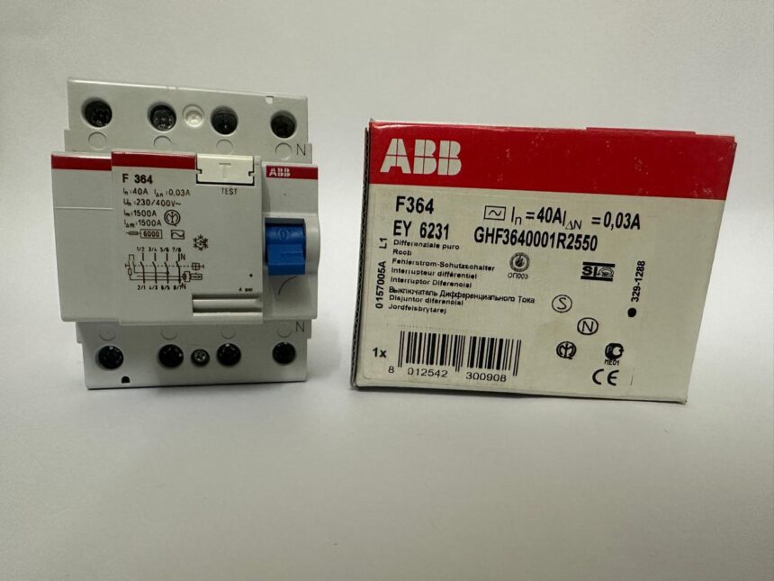 40AMP ELCB BREAKER 4 POLE ABB – Indus Electric